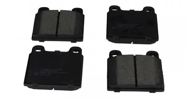 Brake pad set, 15 mm, front, with E-mark
