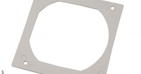 Rubber seal for square CEE socket, white