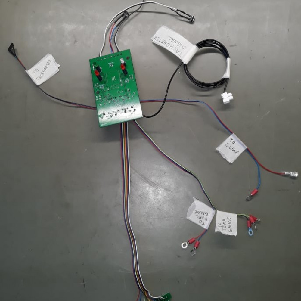 VW T3 Instrument Cluster Circuit.