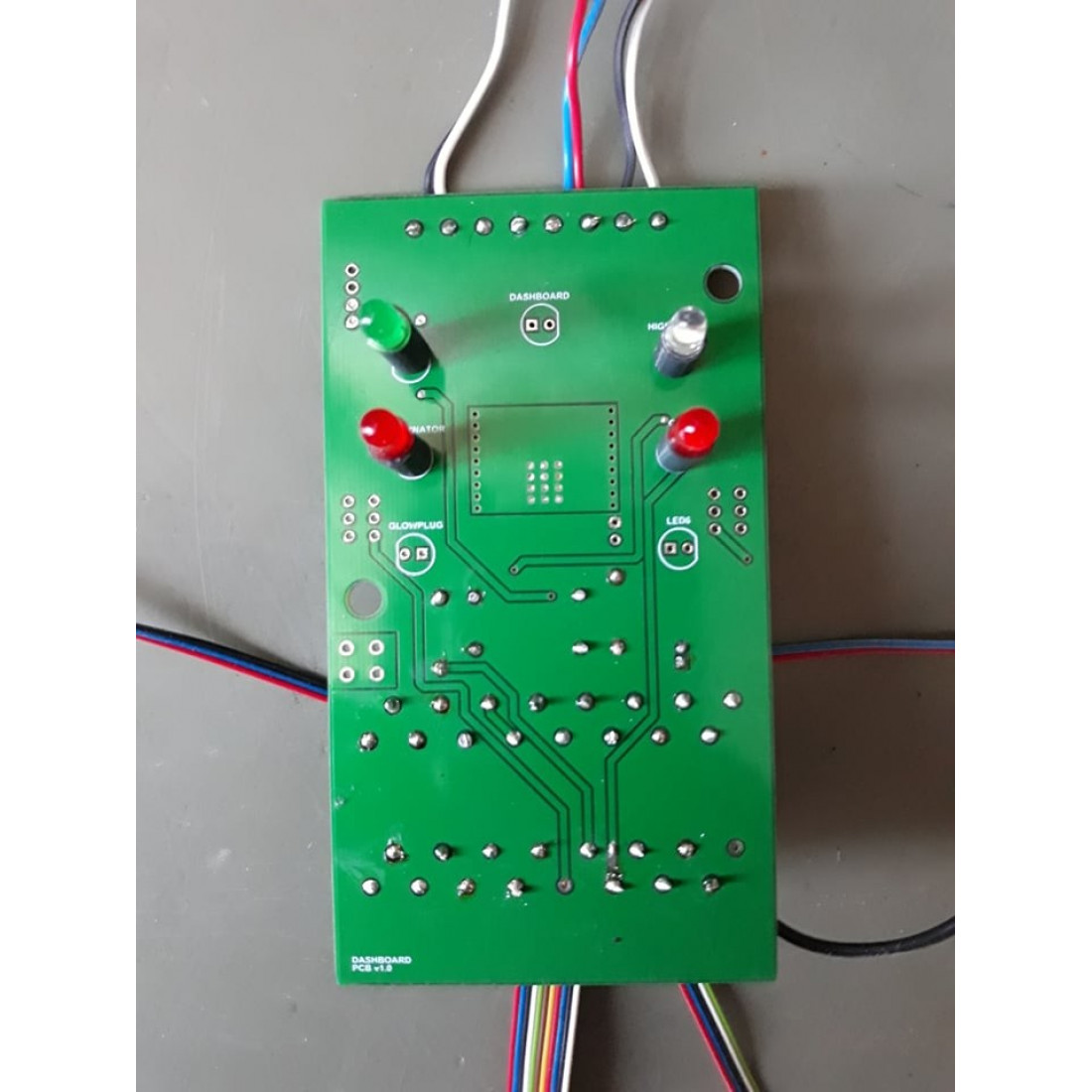 VW T3 Instrument Cluster Circuit.